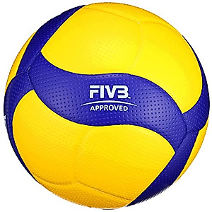 MIKASA V300W Volleyball, Blue, 5