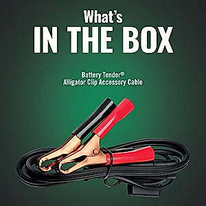Battery Tender Alligator Clips Accessory Cable with Quick Disconnect Harness for Battery Tender Battery Chargers and Maintainers