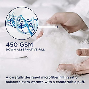 Bedsure King Mattress Pad Deep Pocket - Pillow Top Mattress Topper King Size, Cooling Cotton Quilted King Mattress Cover Stretches up to 21" Deep, Padded Pillow Top with Fluffy Down Alternative Fill