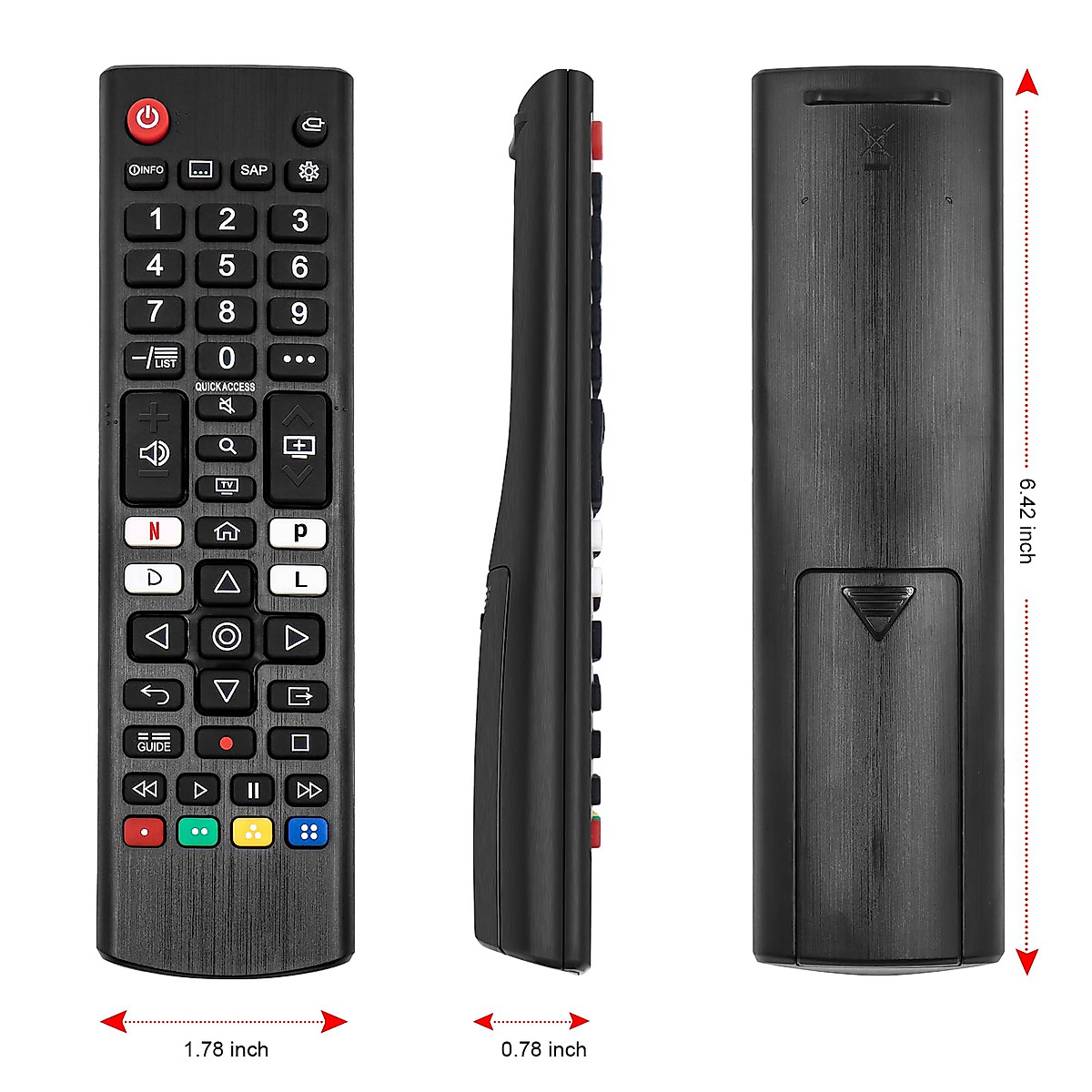 2 PCS Universal IR Remote Control fit for LG TV LED OLED LCD 4K 8K UHD HDTV HDR Smart TV (All Models)