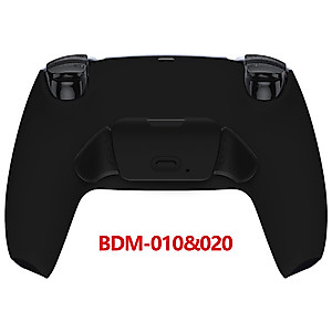eXtremeRate Black Back Paddles Programable Rise 2.0 Remap Kit for PS5 Controller BDM-010 020, Upgrade Board & Redesigned Back Shell & Back Buttons Attachment for PS5 Controller - Without Controller