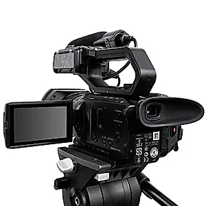 Panasonic X2000 4K Professional Camcorder with 24x Optical Zoom, WiFi HD Live Streaming, 3G SDI Output and VW-HU1 Detachable Handle, HC-X2000 (USA Black)