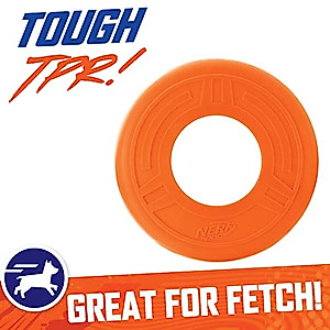 Nerf Dog 10in Atomic Flyer - Orange