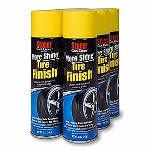Stoner Car Care 91094-6PK 12-Ounce More Shine Tire Finish Non-Greasy Spray Enhances and Restores Your Tires Natural Color, Pack of 6