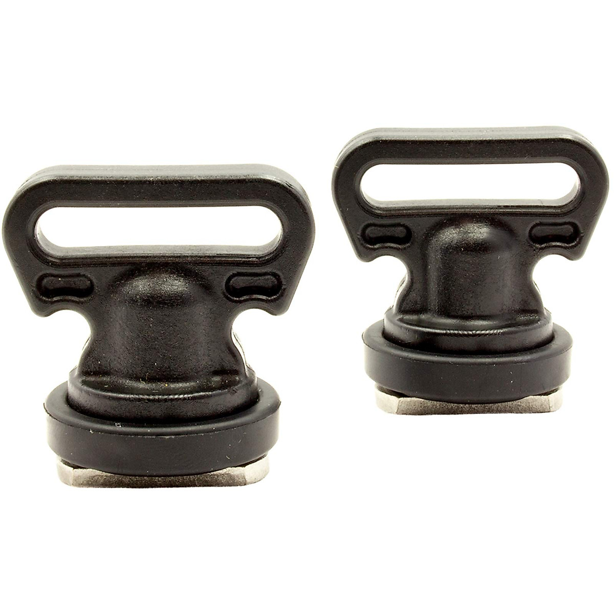 YakAttack Track Mount Vertical Tie Down, Black - 2 Pack (AAP-1025) | Kayak Fishing Accessories