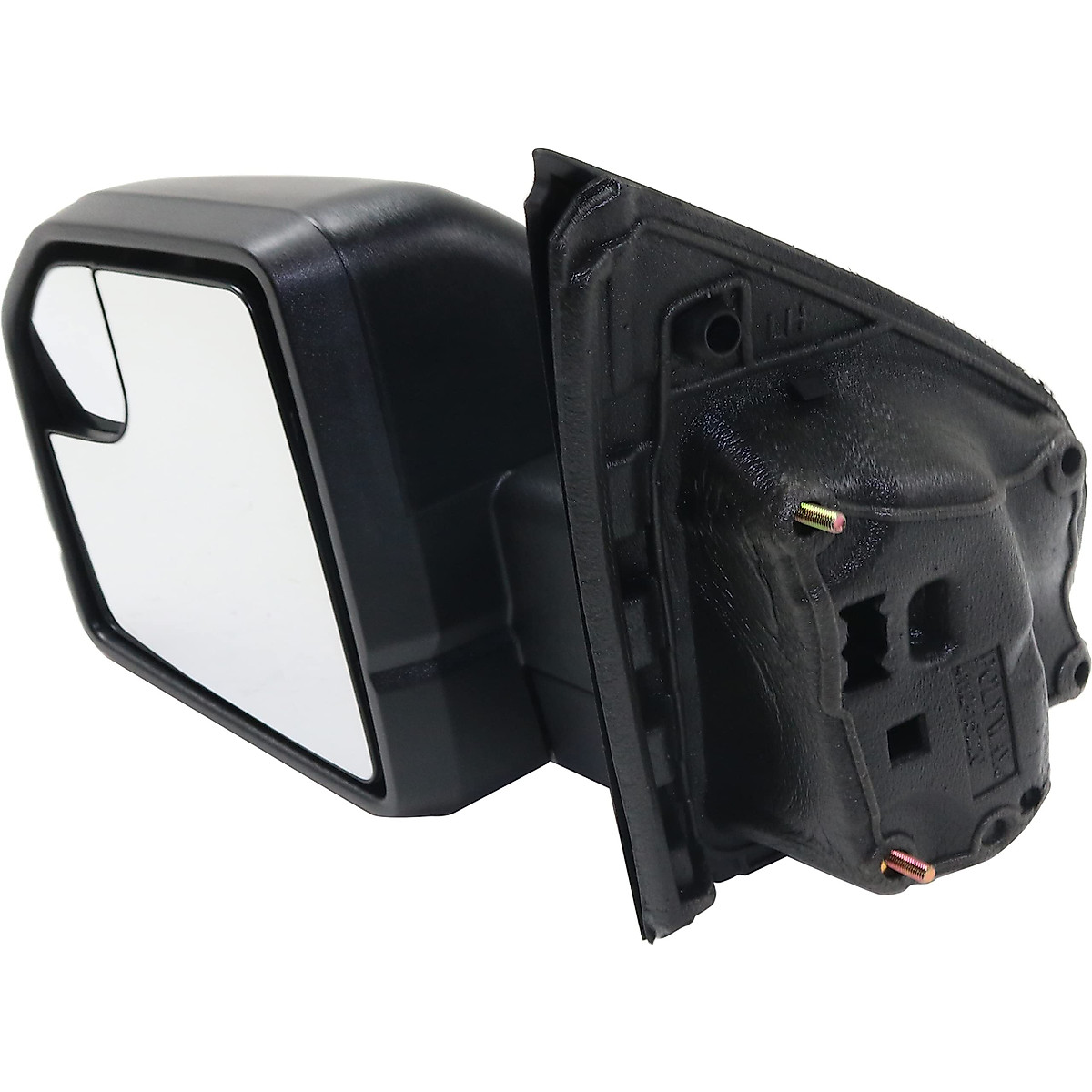 Kool-Vue Mirror Compatible with 2015-2020 Ford F-150 Driver Side Manual Folding, Textured Black, Blind Spot Glass, Manual Glass