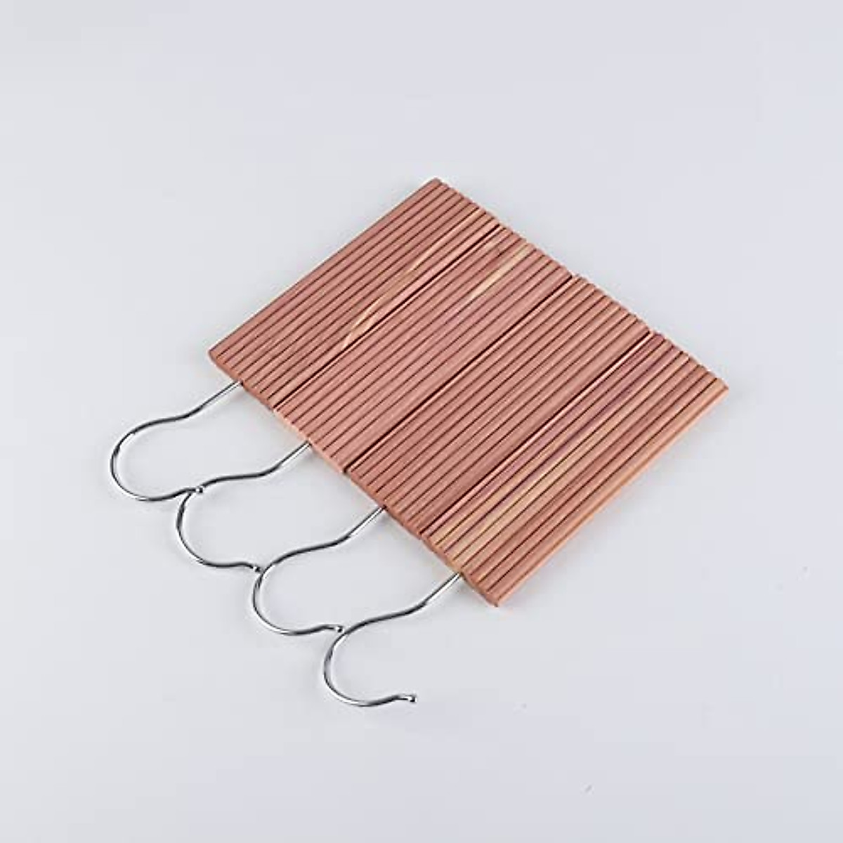 4 Pieces Cedar Hang Ups Natural Cedar Blocks Ceder Hangers Cedar Blocks Cedar Hangers Blocks Cedar Wooden Hangers Cedar Planks Storage Accessories for Clothes Storage