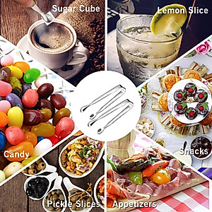 21Pcs/Pack Spreader Knife Set,Cheese Butter Spreader Knife Cheese Slicer Knife Stainless Steel Blade with Wooden Handles Mini Serving Tongs Spoons and Forks (Option 1)