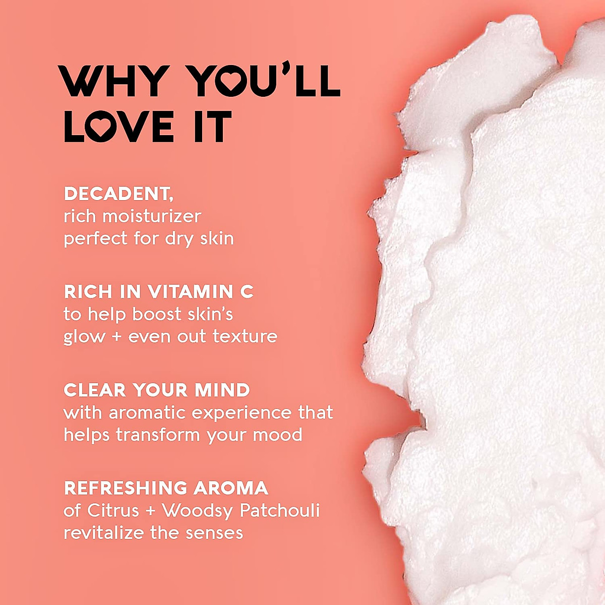 Nature's Beauty Orange Ginger Detox Body Butter Multi-Pack - Luxury Rich Moisturizer, Purify + Reset + Soothe your Skin, Made w/Vitamin C, Sunflower + Almond + Avocado Oils, 6.7 oz (2 Pack)