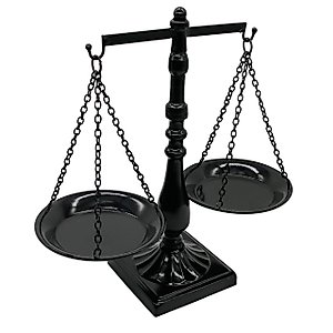 Vintage Style Metal Libra Jewelry Display Tray Cosmetic Organizer Storage, Black