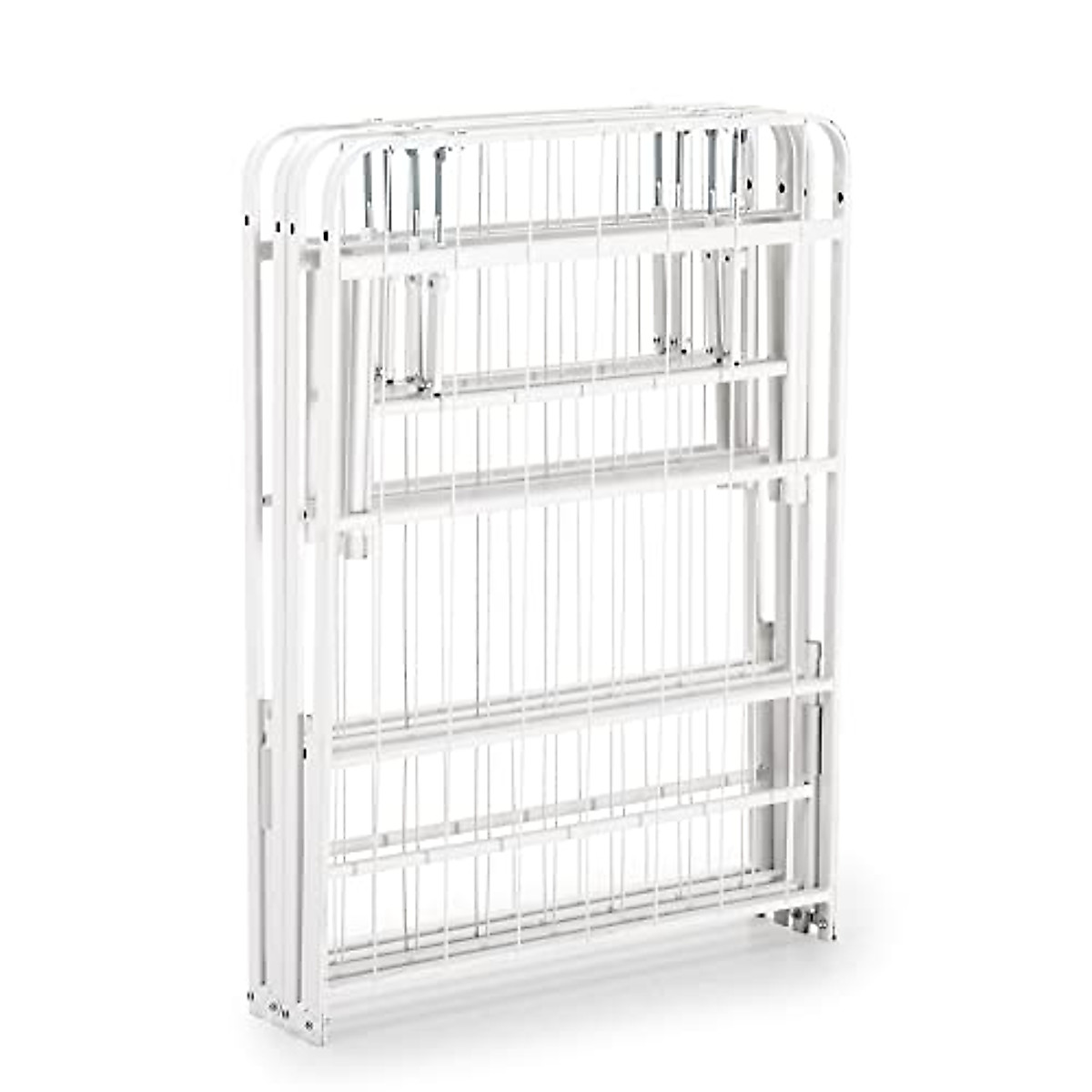 ZINUS SmartBase Tool-Free Assembly Mattress Foundation / 14 Inch Metal Platform Bed Frame / No Box Spring Needed / Sturdy Steel Frame / Underbed Storage, White, Cal King