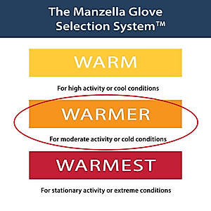 Manzella Women's Goretex Infinium with Windstopper Touch Gloves, Large, Black