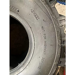 AutoForever 2 Pcs 20x10.00-8 4PR Tubeless Turf Tires Garden Lawn Mower 20-10-8 Tractor Golf Cart Tires