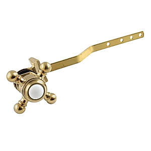 Kingston Brass Buckingham Front Mount Toilet Tank Lever Brushed Brass
