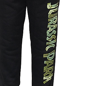 Jurassic World Jurassic Park Little Boys Fleece Pullover Hoodie and Pants Outfit Set Camo Black/Green 7-8