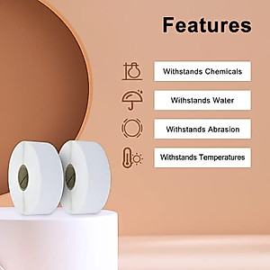 5000 Labels Compatible DYMO 30336 (1"x 2-1/8") Multipurpose Labels use for DYMO LabelWriter 450 450 Turbo 4XL & Zebra Desktop Printer(10 Rolls 5000 Labels)