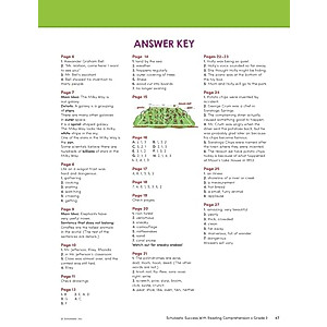 Scholastic Success with Reading Comprehension Grade 3 Workbook