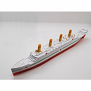 HMHS BRITANNIC Model - Highly Detailed Replica Historically Accurate No Assembly Required - 1 Foot in Length (Model Only)