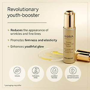 AHAVA Crystal Osmoter X6 Serum - Revolutionary Youth Booster & Intense Wrinkle Reduction, Enhances Youthful Glow & Firming, Enriched with Exclusive Blend of Dead Sea Osmoter & Jojoba Oil, 1 Fl.Oz