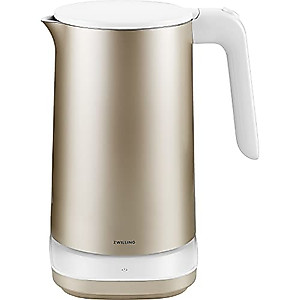 ZWILLING Enfinigy 1.56-qt Cool Touch Electric Kettle Pro, Cordless Tea Kettle, Gold