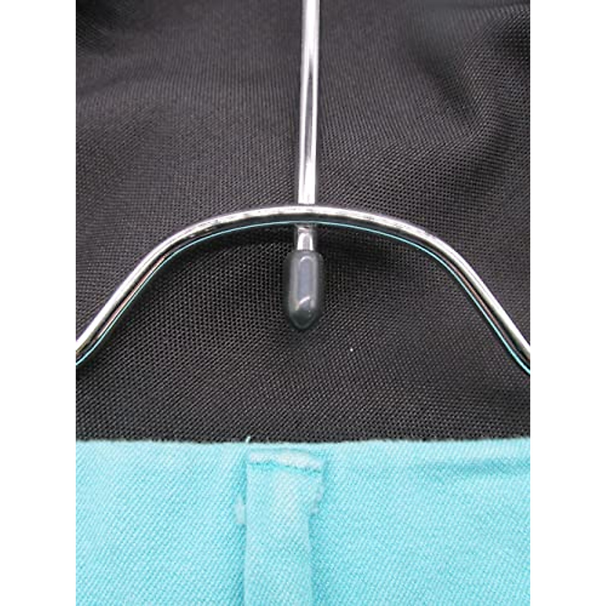 NAHANCO NH4TPH 4-Tier Pant Hanger with Clips for Closet Organization - 3/Pack, Chrome