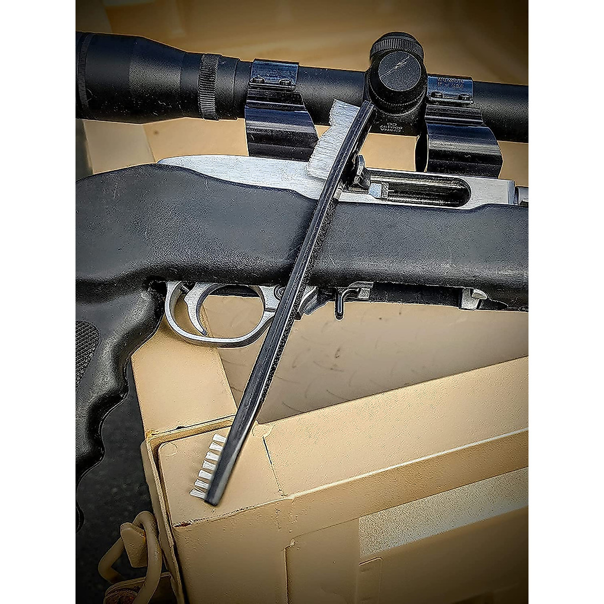 Pistol Cleaning Kit for Handguns, Rifles, & Shotguns - Comprehensive Maintenance for .22 .357 .38 9mm .45 - Compact Deluxe Clamshell Case with Bore Brushes & Jag Tools - Ultimate Firearms Protection