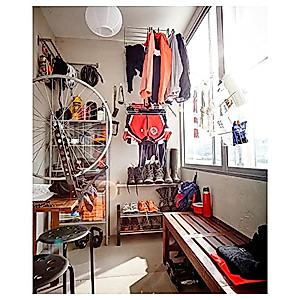 IKEA Boutique Store Marius Stool (Pack of 2) Seat Height: 45 cm, 17 3/4-Inch - Sold by Bunnings Home (Black, Steel, Epoxy powder coating)