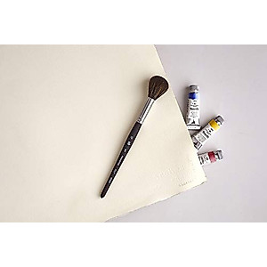 Arches A1795092 Bloc Enc 23x31 12H Aquarelle 100% Fine 300g Blanc NAT, White Natural