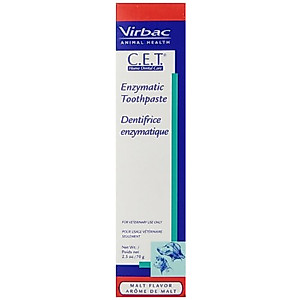 Virbac C.E.T. Enzymatic Toothpaste, Malt Flavor, 2.5 oz