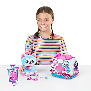 Pets Alive Pet Shop Surprise S3 Puppy Rescue (Bull Dog) by ZURU Surprise Puppy Plush, Ultra Soft Plushies, Compound Surprises Inside, Interactive Toy Pets, Electronic Speak and Repeat