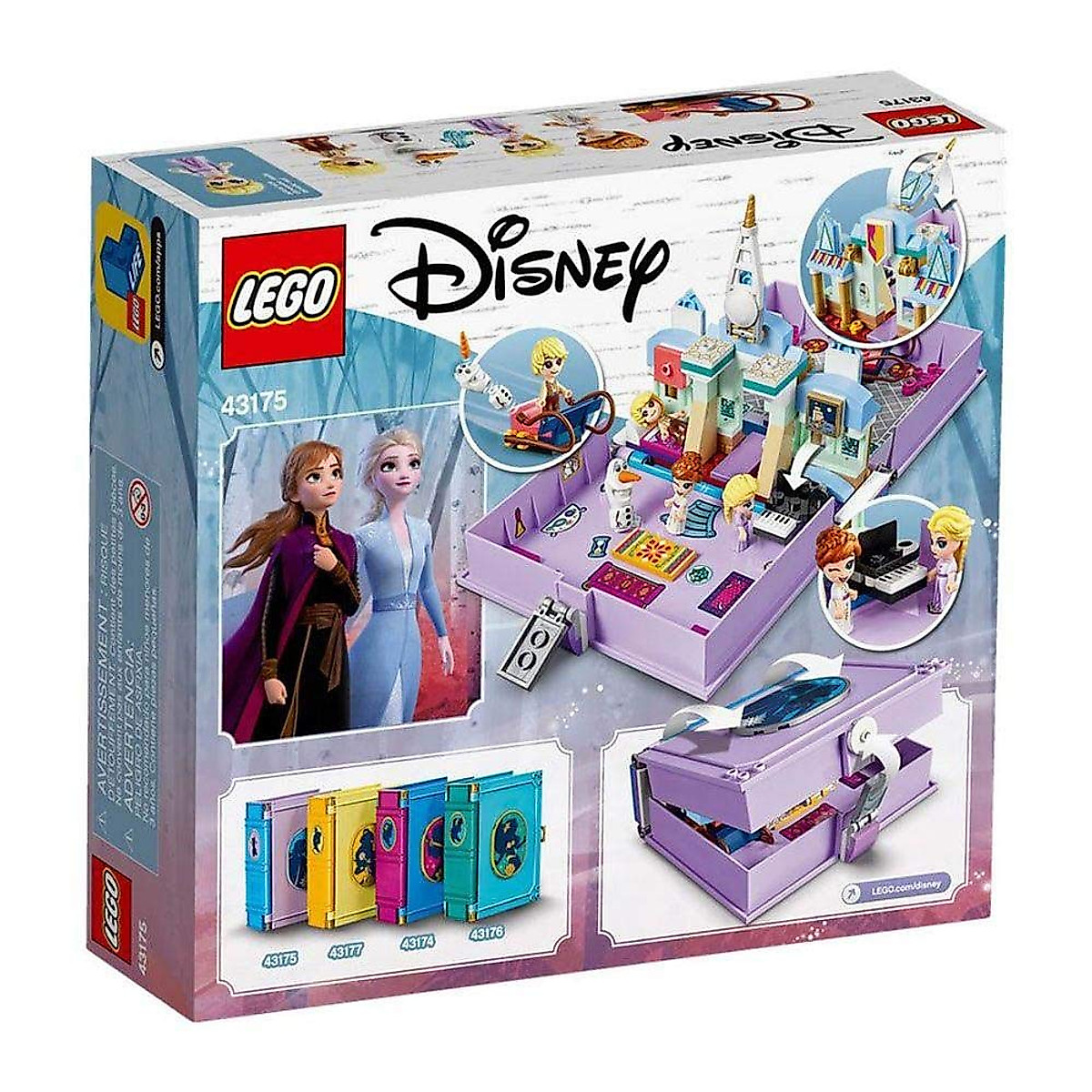 LEGO Disney Anna and Elsa’s Storybook Adventures 43175 Creative Building Kit for Fans of Disney’s Frozen 2 (133 Pieces)