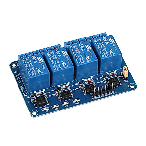 JBtek 4 Channel DC 5V Relay Module for Arduino Raspberry Pi DSP AVR PIC ARM
