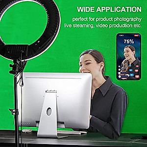 EMART Green Screen Backdrop, Photography Greenscreen Background for Streaming Zoom, Small Photo Muslin Green Chromakey Cloth Fabric Curtain with 4 Backdrop Clip