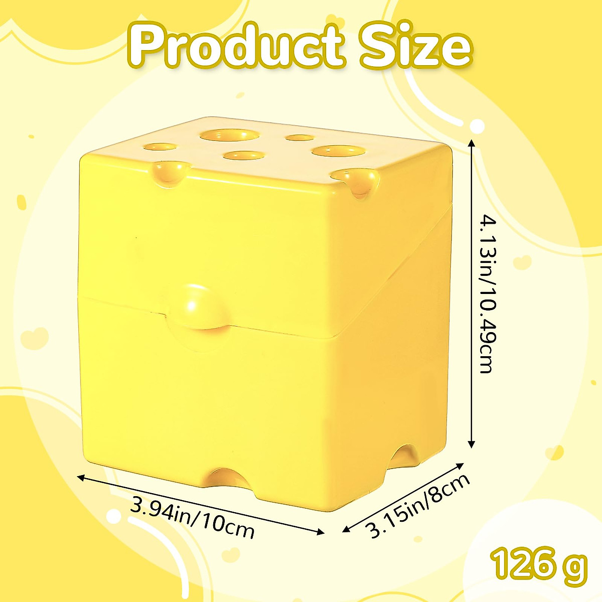 MAQUITA Sliced Cheese Container for Fridge, 2 PCS Cheese Storage Box with Flip Lid Plastic Cheese Keeper Cheese Saver Holder