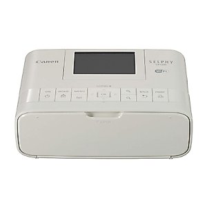 Canon Selphy CP1300 Wireless Compact Photo Printer with AirPrint and Mopria Device Printing, White