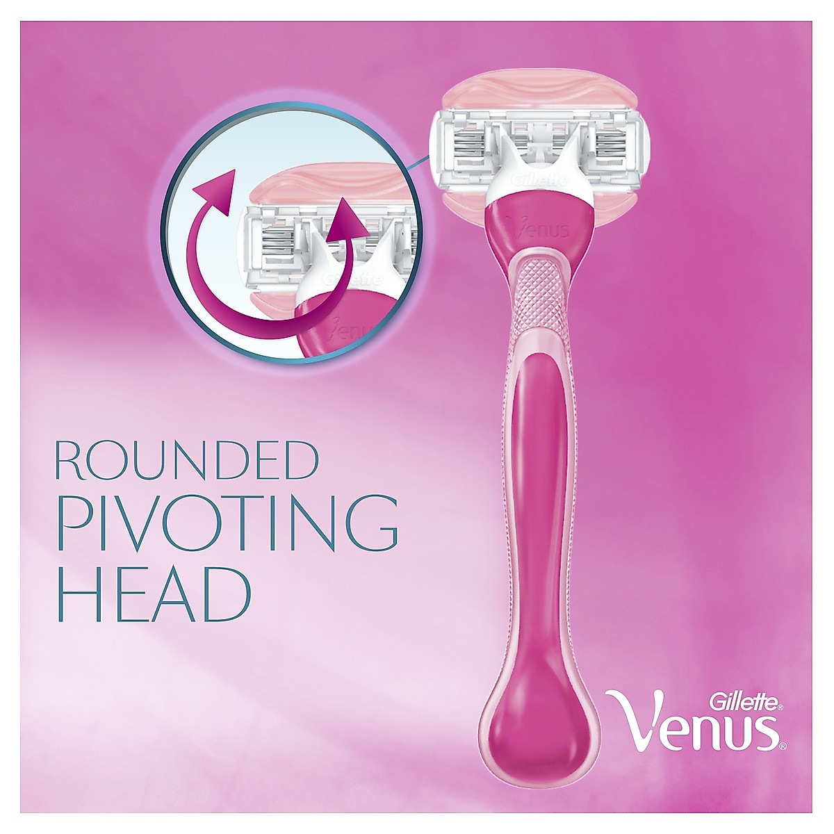 Gillette Venus ComfortGlide White Tea Scented Women's Disposable Razor, 2 Count