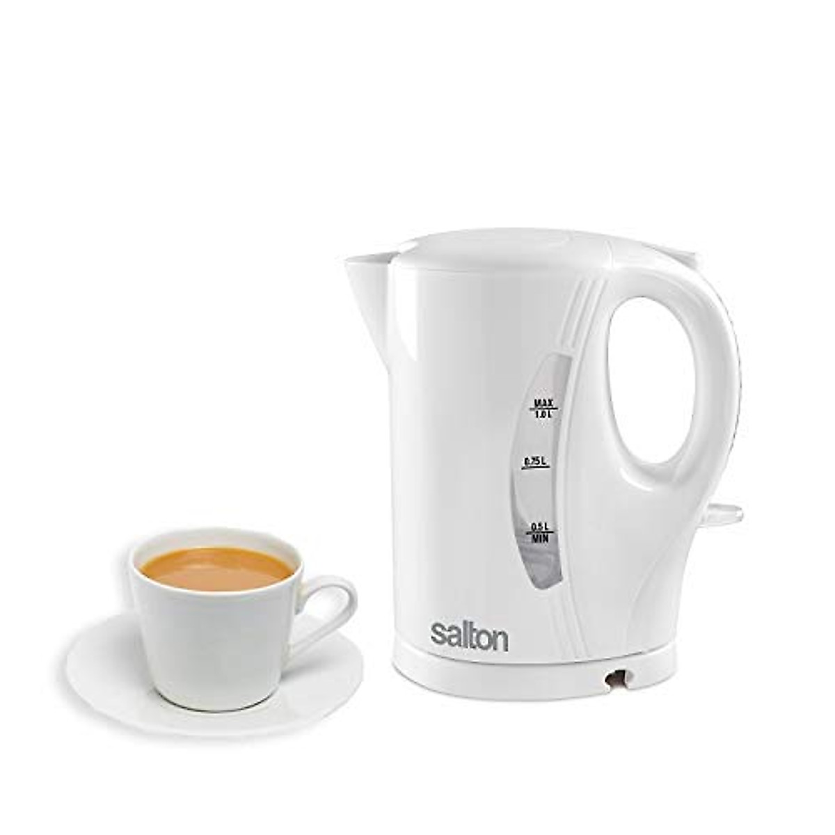 Salton Electric Cordless Jug Kettle, 1 Liter, 1 Litre, White