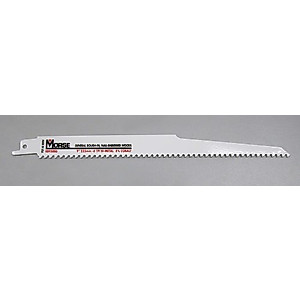 M.K. Morse RB95006T25 9-by-3/4-by-0.050-Inch 6 TPI Bi-metal Reciprocating Saw Blade, 25-Pack
