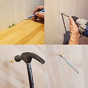 JOIKIT 4 PCS 16 Inch Bamboo Floating Shelves Wall Mounted, Bamboo Wall Shelf, Decorative Floating Shelf for Bedroom, Kitchen, Bathroom, Living Room