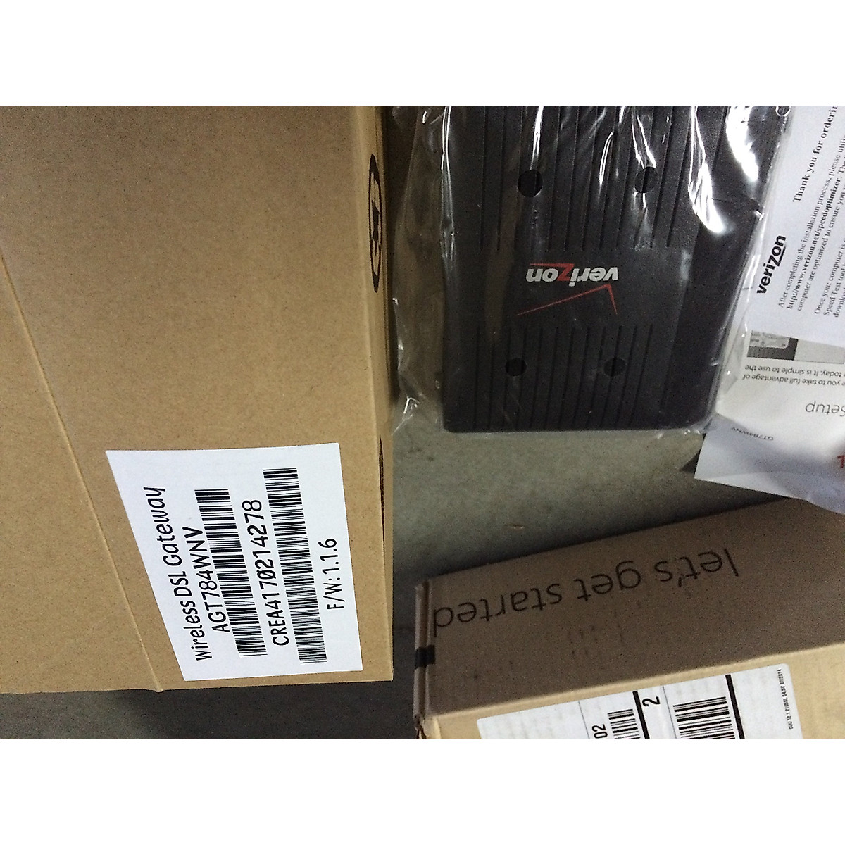 Actiontec Gt784wnv Verizon Modem Router