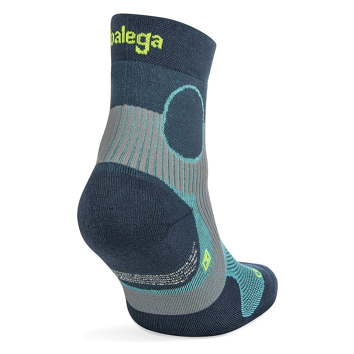 Balega Athletic Support Compression Fit Performance No Show Running Socks for Men and Women (1 Pair), Blue/Legion Blue, Large