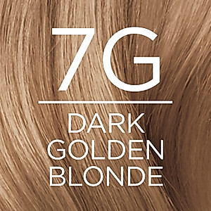 L'Oreal Paris Excellence Creme Permanent Triple Care Hair Color, 7G Dark Golden Blonde, Gray Coverage For Up to 8 Weeks, All Hair Types, Pack of 1