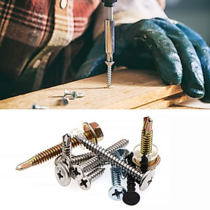 Zmbroll Self Drilling & Self Tapping Screws Assortment Kit Set for Drywall Screws, Sheet Metal and Wood Screws