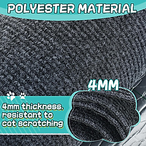 78.7"x14.6" Trimmable Cat Scratch Furniture Protector - Self-Adhesive Cat Scratching Mat Deterrent, Couch Protector from Cat Claws for DIY Scratch Post Cat Tree Shelves