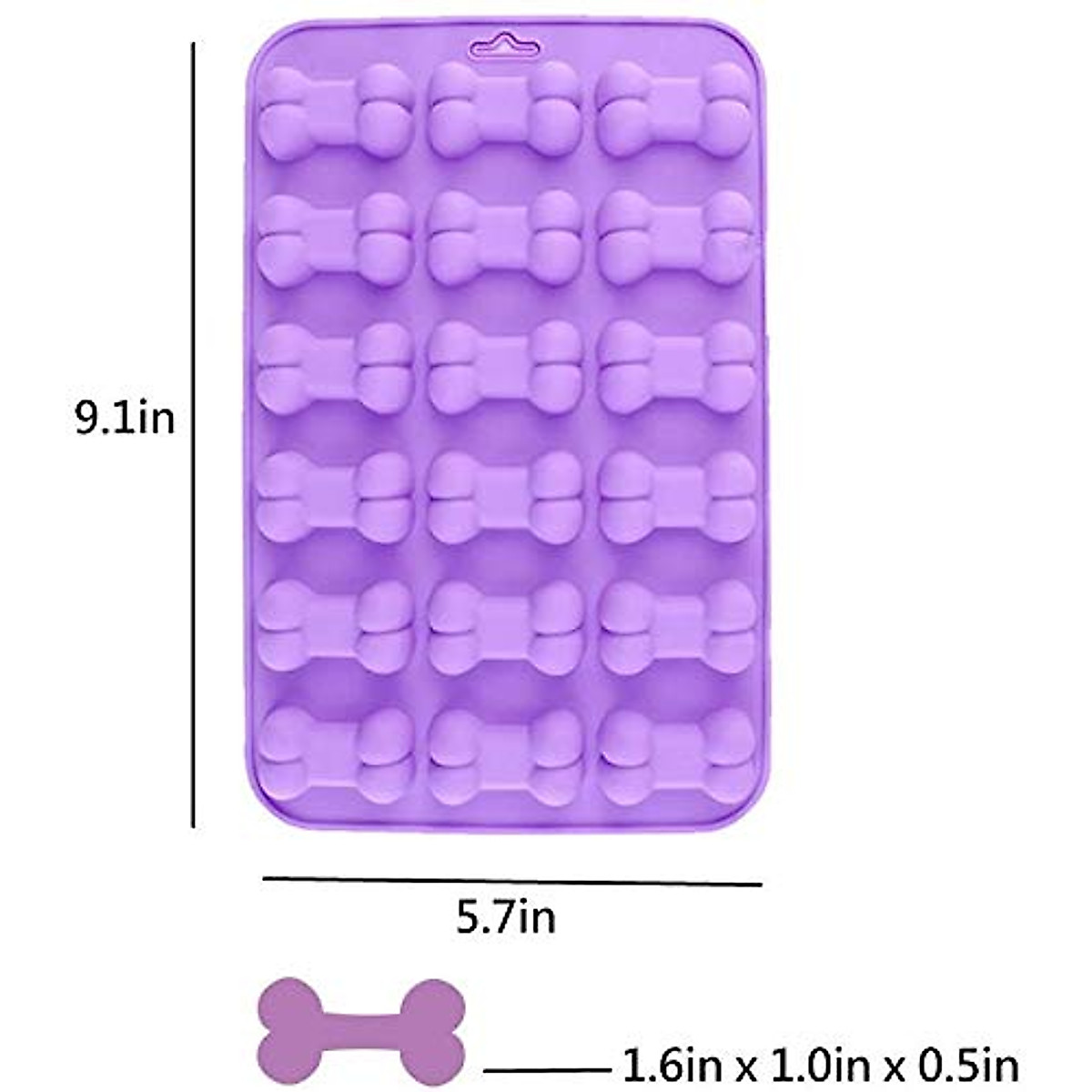 Silicone Molds Puppy Dog Paw and Bone Mold for Dog Treats, Homemade Non-Stick Food Grade, Chocolate, Candy, Jelly, Ice Cube Mold, Cupcake Baking Mould, Muffin pan Cookie Cutters Set