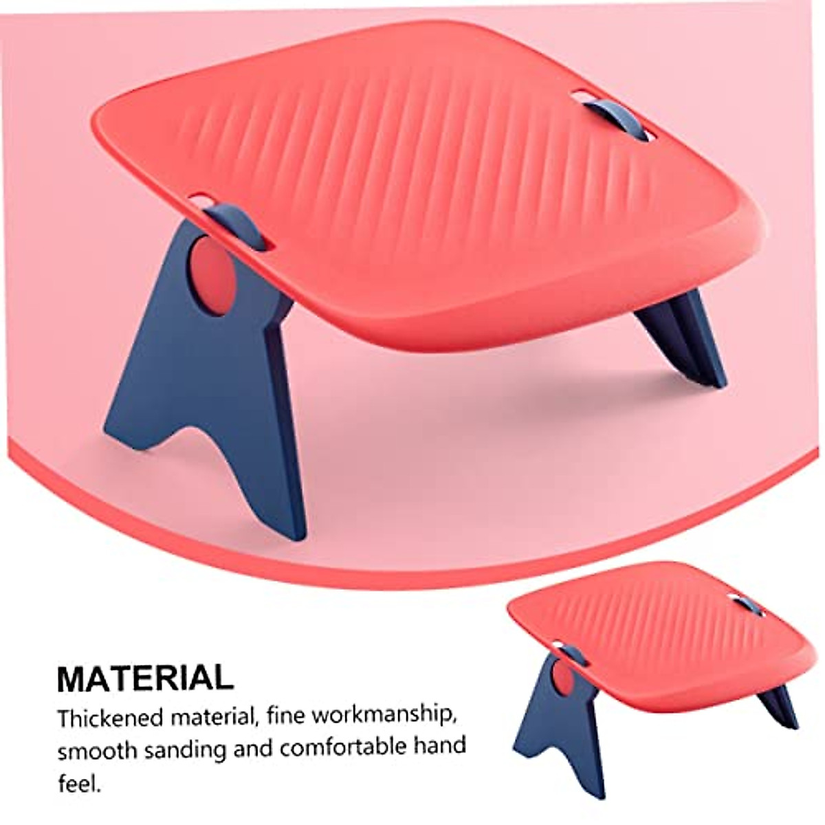 STOBAZA Shoe Shelf 1 PC Plastic Shelf Novel Blue Simple Slots for Stand Organization Saver Clo Double-Layer Cabinet Household Red Shoes Detachable Home No Organizer Adjustable Require Shoe Cabinet