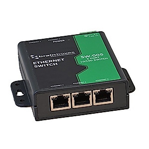 Brainboxes Switch - 5 Ports - DIN Rail mountable (SW-005)