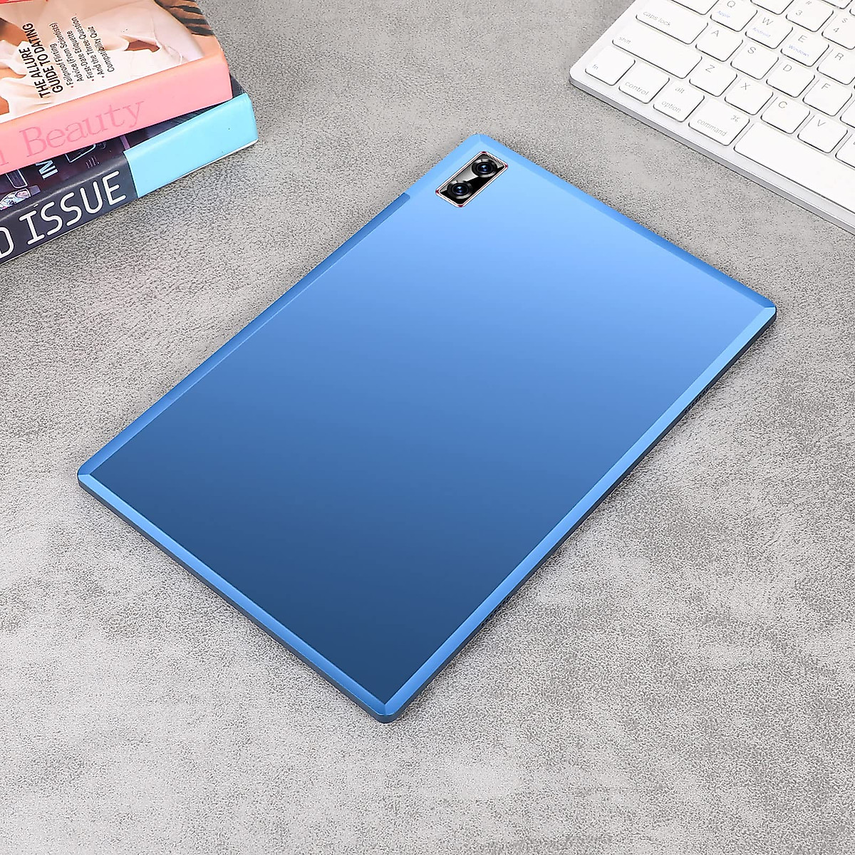 10 inch Android 10 Tablet PC with 2 SIM Slot, 4GB 64GB ROM 128GB Expandable, MT6750 8 Cores 2.4G 5G Tablet with 2MP 5 MP Camera,Phone Calling, Bluetooth GPS, 6000mAh