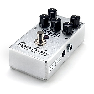 Briskdrop MXR M75 Super Badass Distortion Guitar Effects Pedal Bundle with MXR Premium Instrument Cable and Patch Cables m75bundle