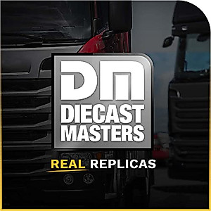 Diecast Masters Peterbilt Model 567 Dump Truck - Metallic Red | Tandem with Pusher Axle - PACCAR Engine, Ox Bodies Stampede Dump Cab | 1:50 Scale Model Semi Trucks | Diecast Model 71077